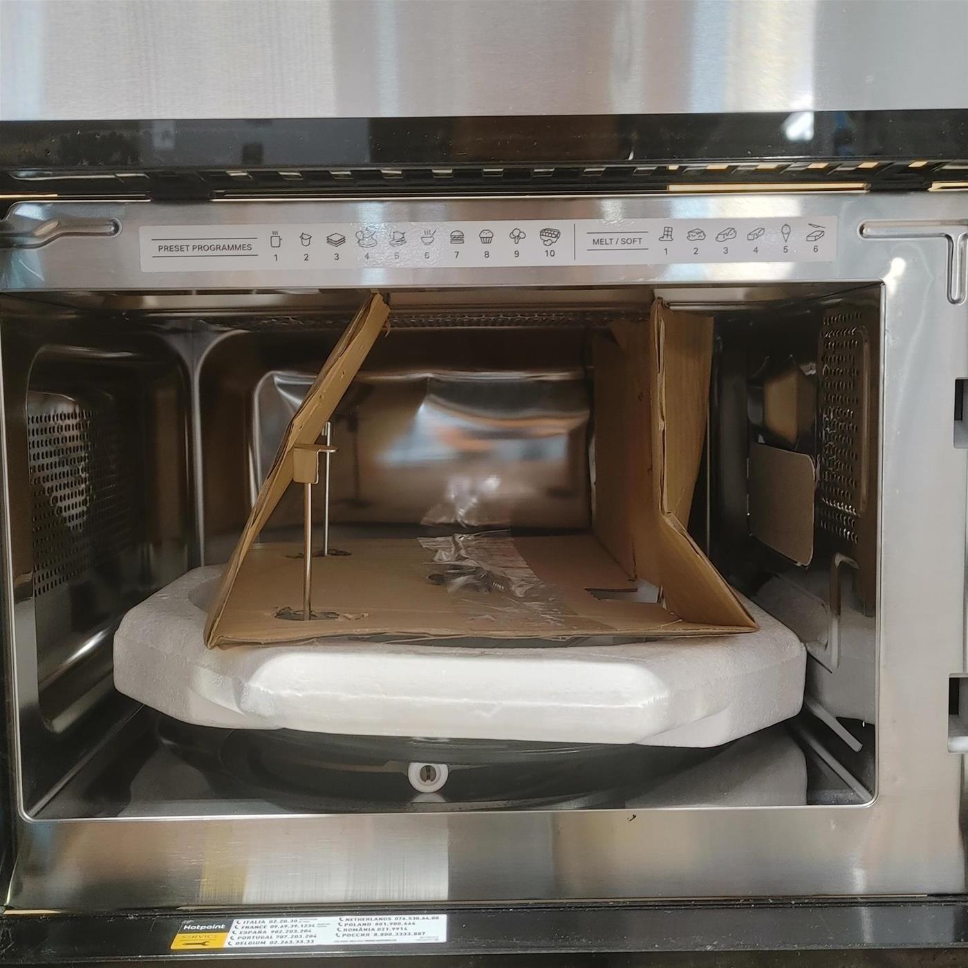 Hotpoint MF20G IX HA Microonde da incasso con grill 20 L 800 W Acciaio