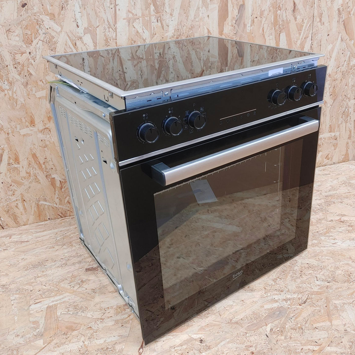 Beko BBUM13329X set di elettrodomestici Forno e Piano cottura in vetro